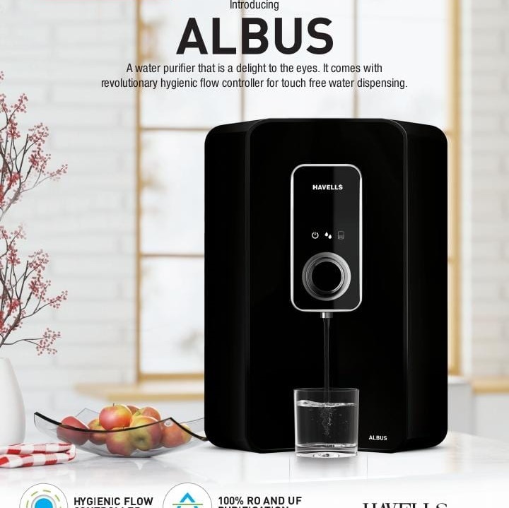 HAVELLS ALBUS RO+UF+ ACTIVE COPPER ZINC TECHNOLOGY WITH PH BALANCE ...